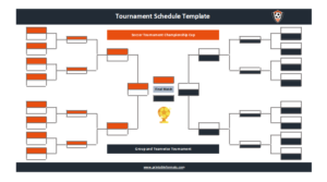 Free Tournament Schedule Template - Printable Formats