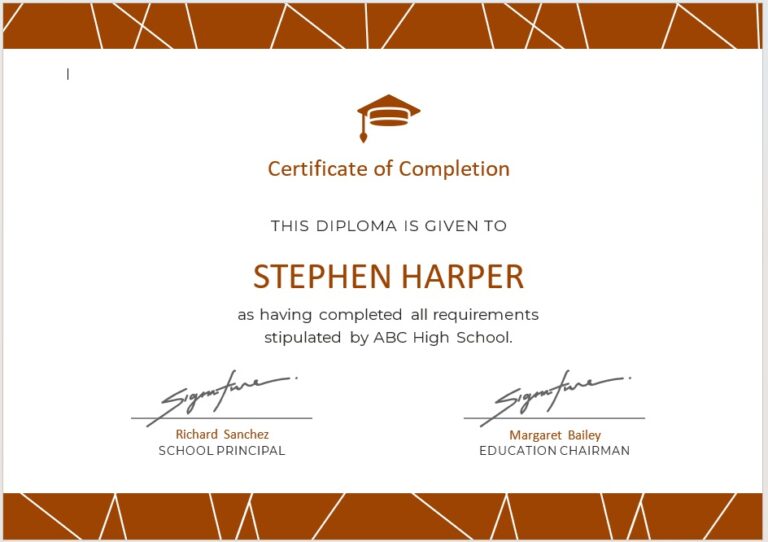 17+ Free Internship Certificate Templates - Printable Formats