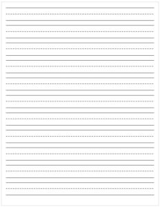 Editable Lined Paper Templates - Printable Formats